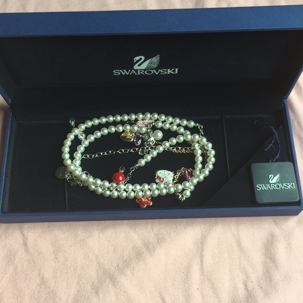 Swarovski Limited Edition Hello Kitty Pearl 3 In 1 Ne… - Gem